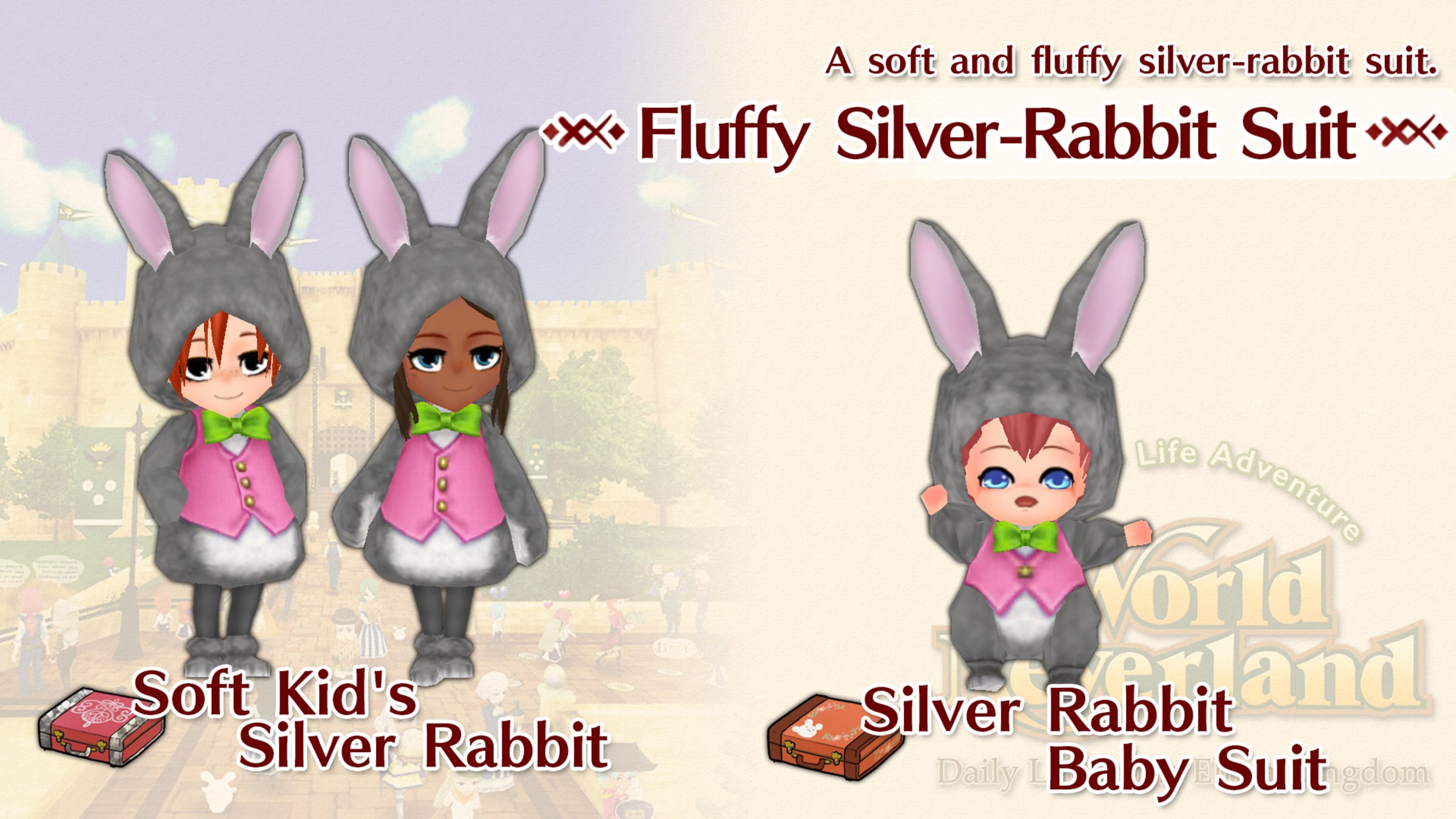 Fluffy Silver-Rabbit Suit for Nintendo Switch - Nintendo Official Site