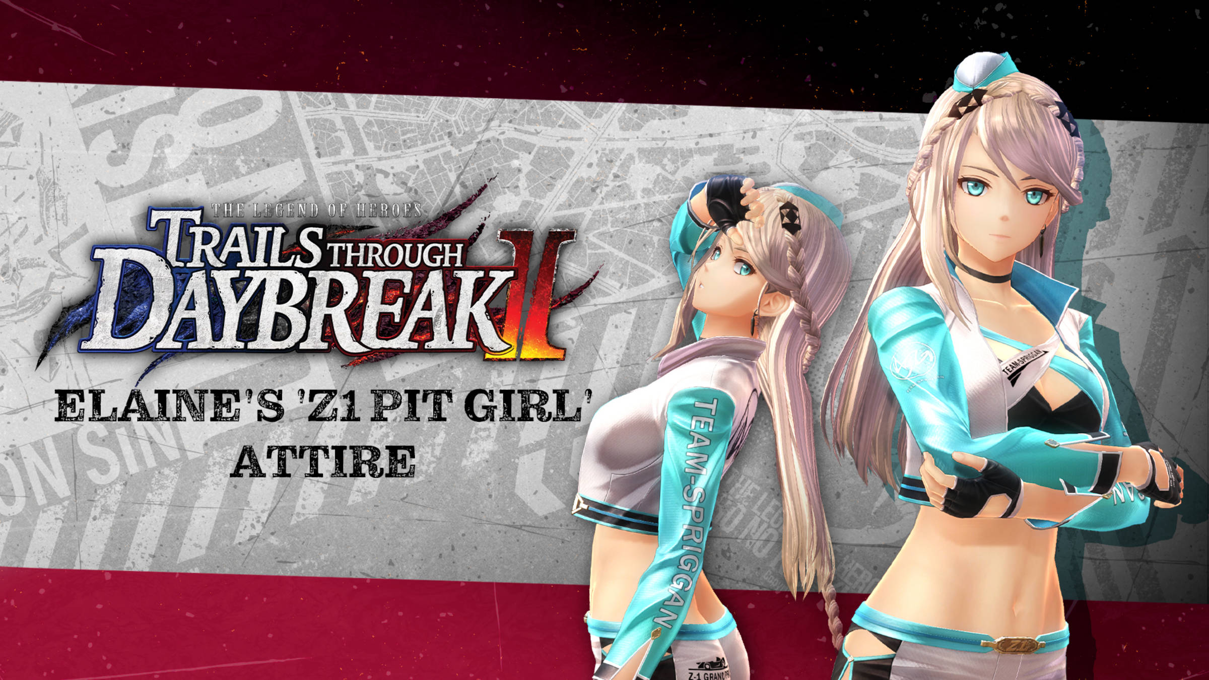 Trails through Daybreak II - Elaine's 'Z1 Pit Girl' Attire for Nintendo ...