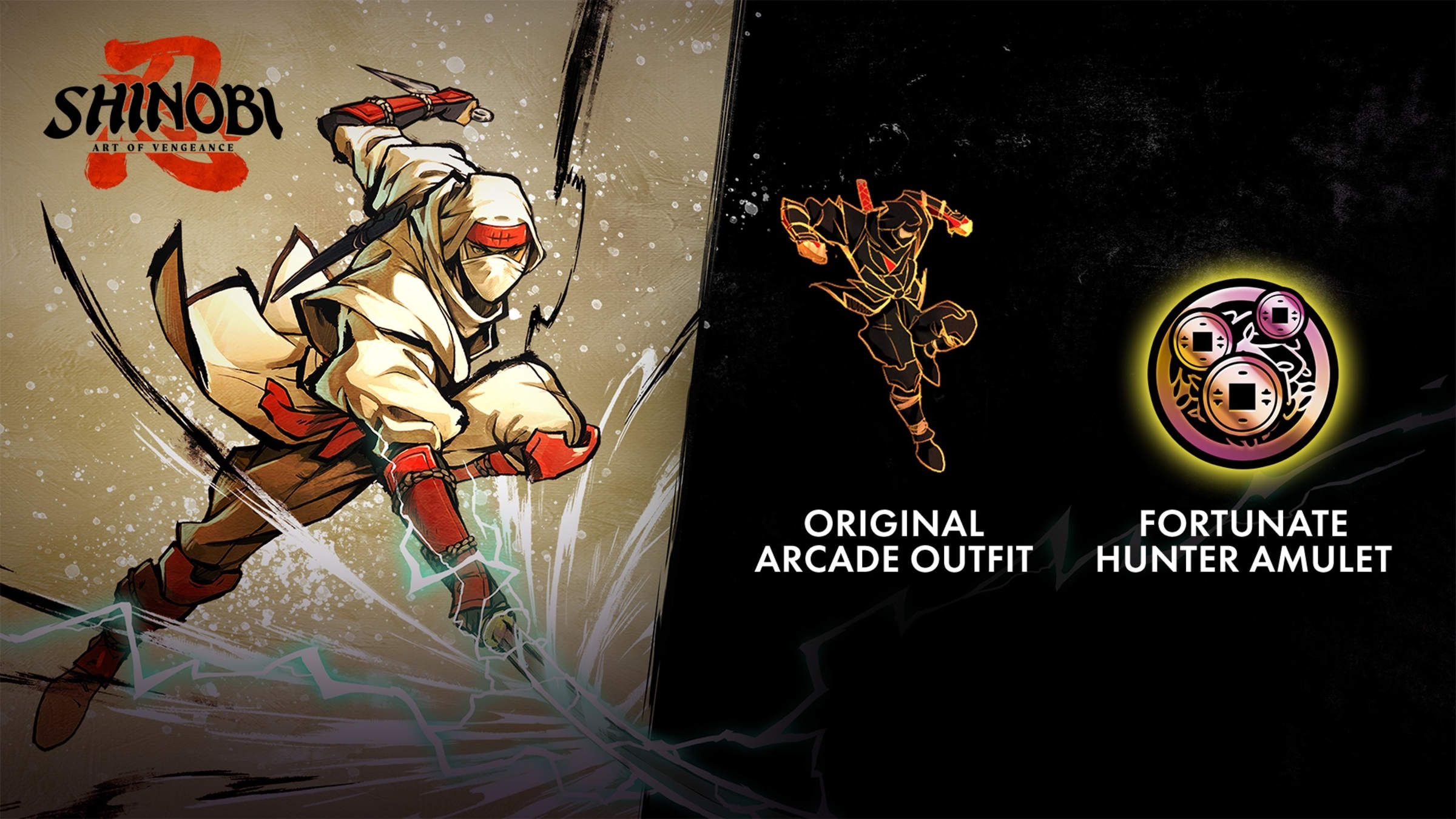 SHINOBI: Art of Vengeance - Original Arcade Outfit and Fortune Hunter ...
