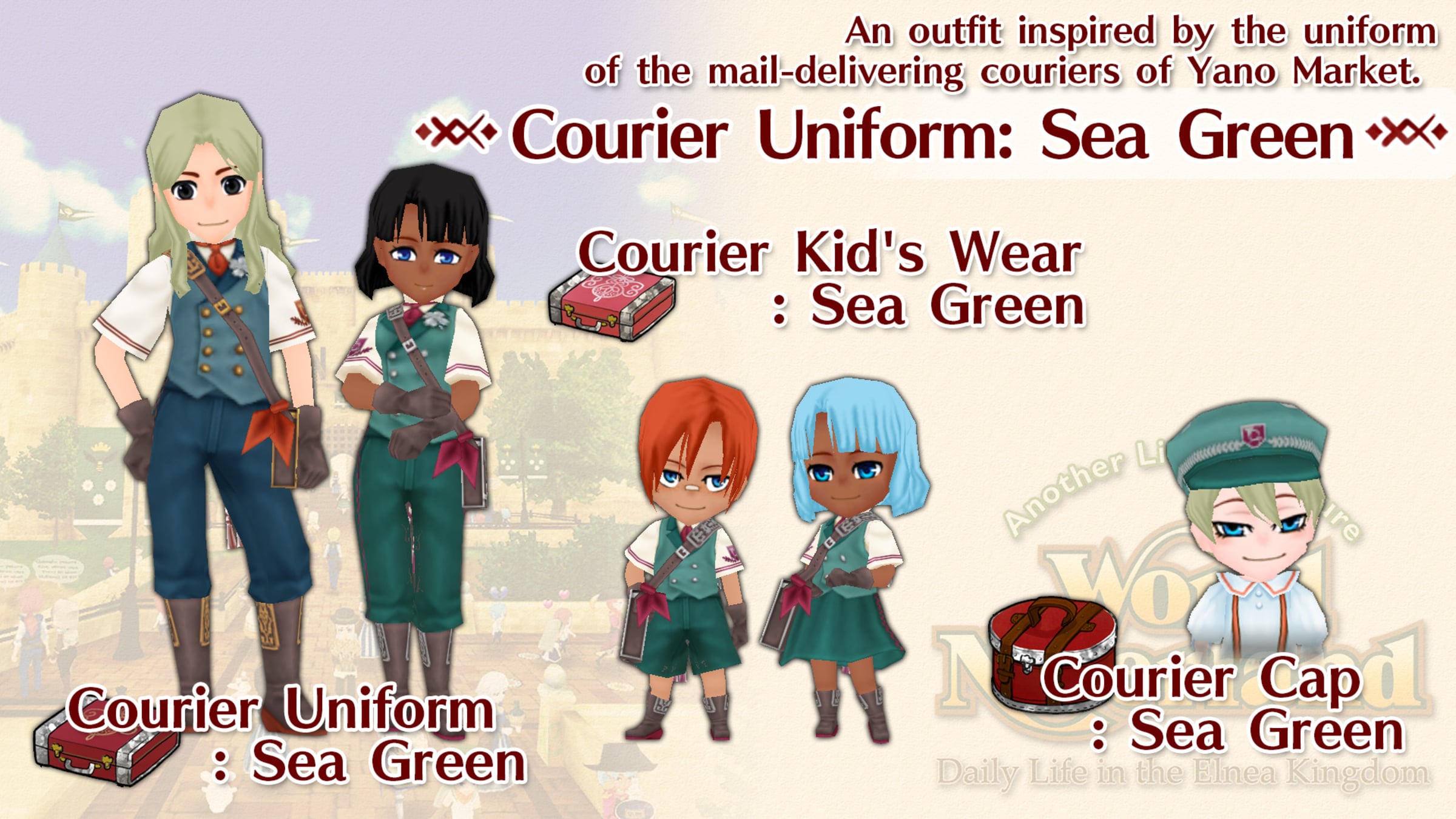 Courier Uniform: Sea Green for Nintendo Switch - Nintendo Official Site ...