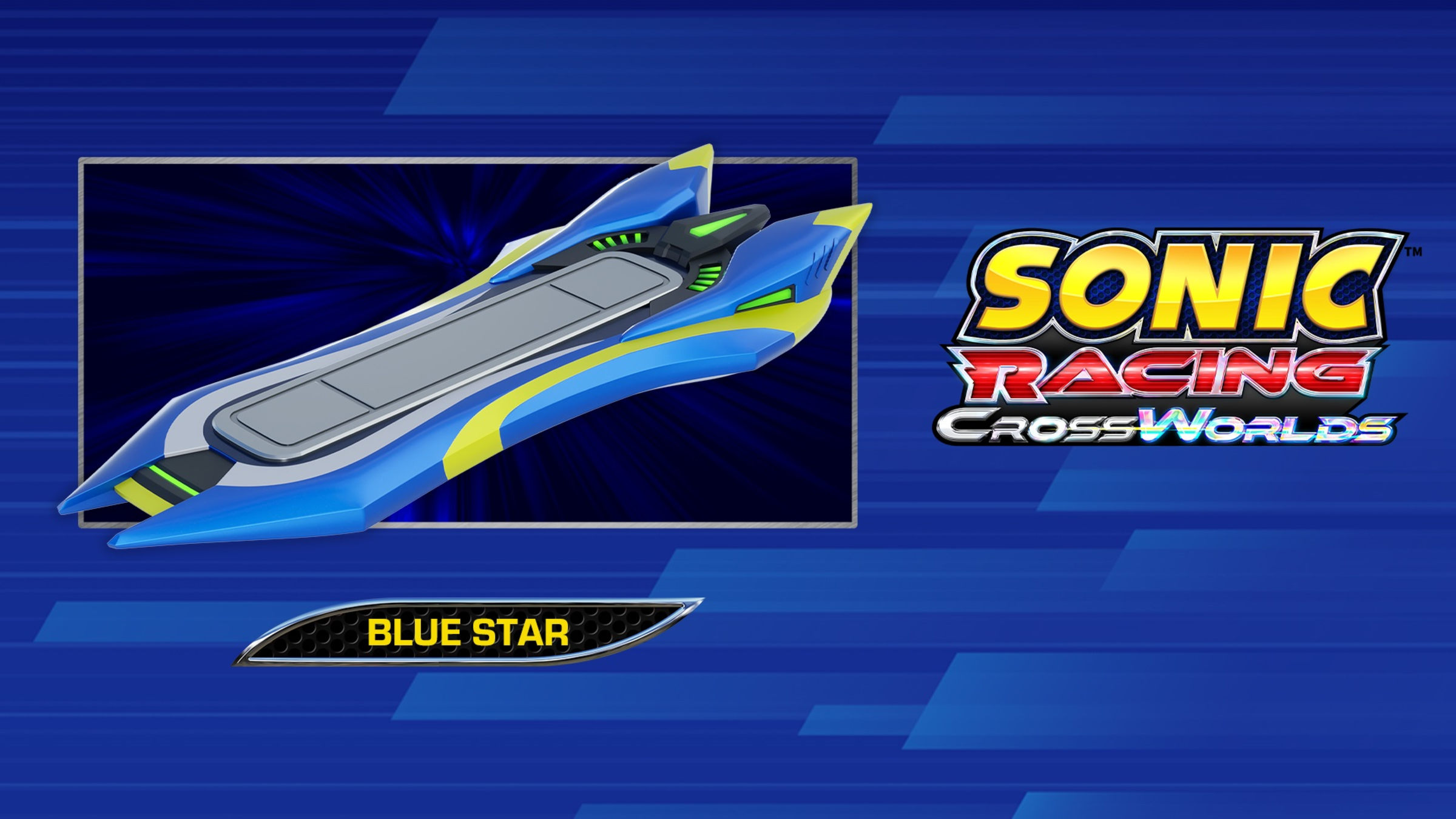 Sonic Racing: CrossWorlds - "Blue Star" Extreme Gear for Nintendo ...