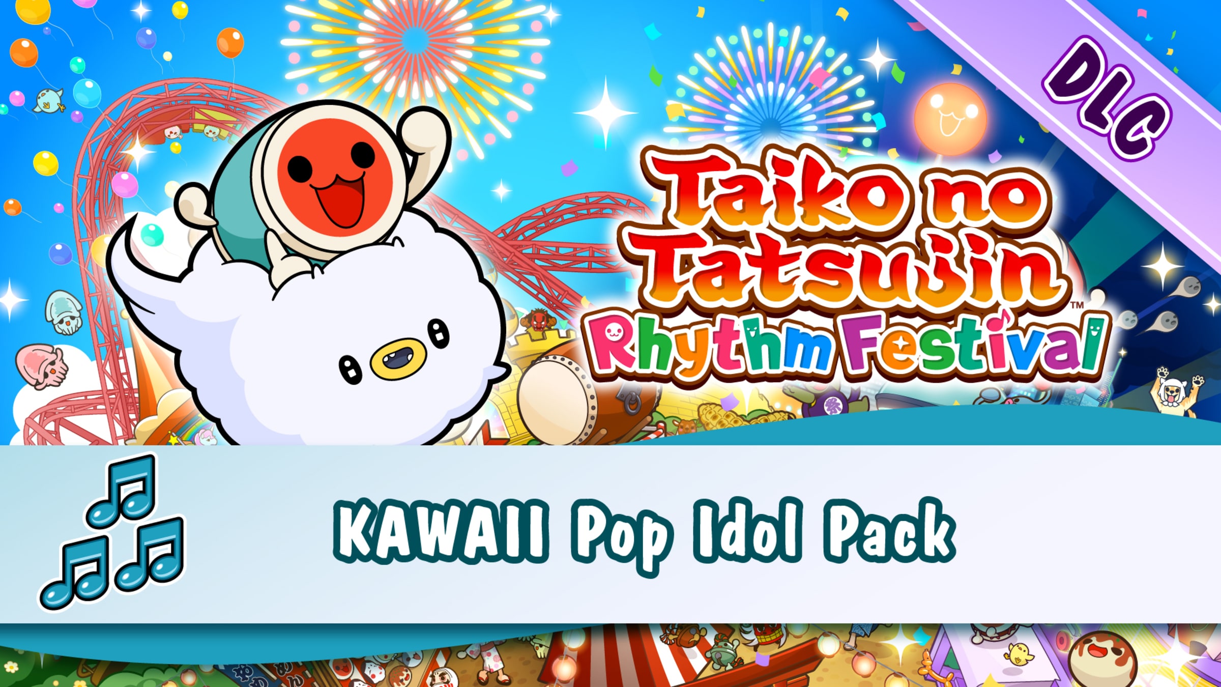 Taiko no Tatsujin: Rhythm Festival - KAWAII Pop Idol Pack for Nintendo ...