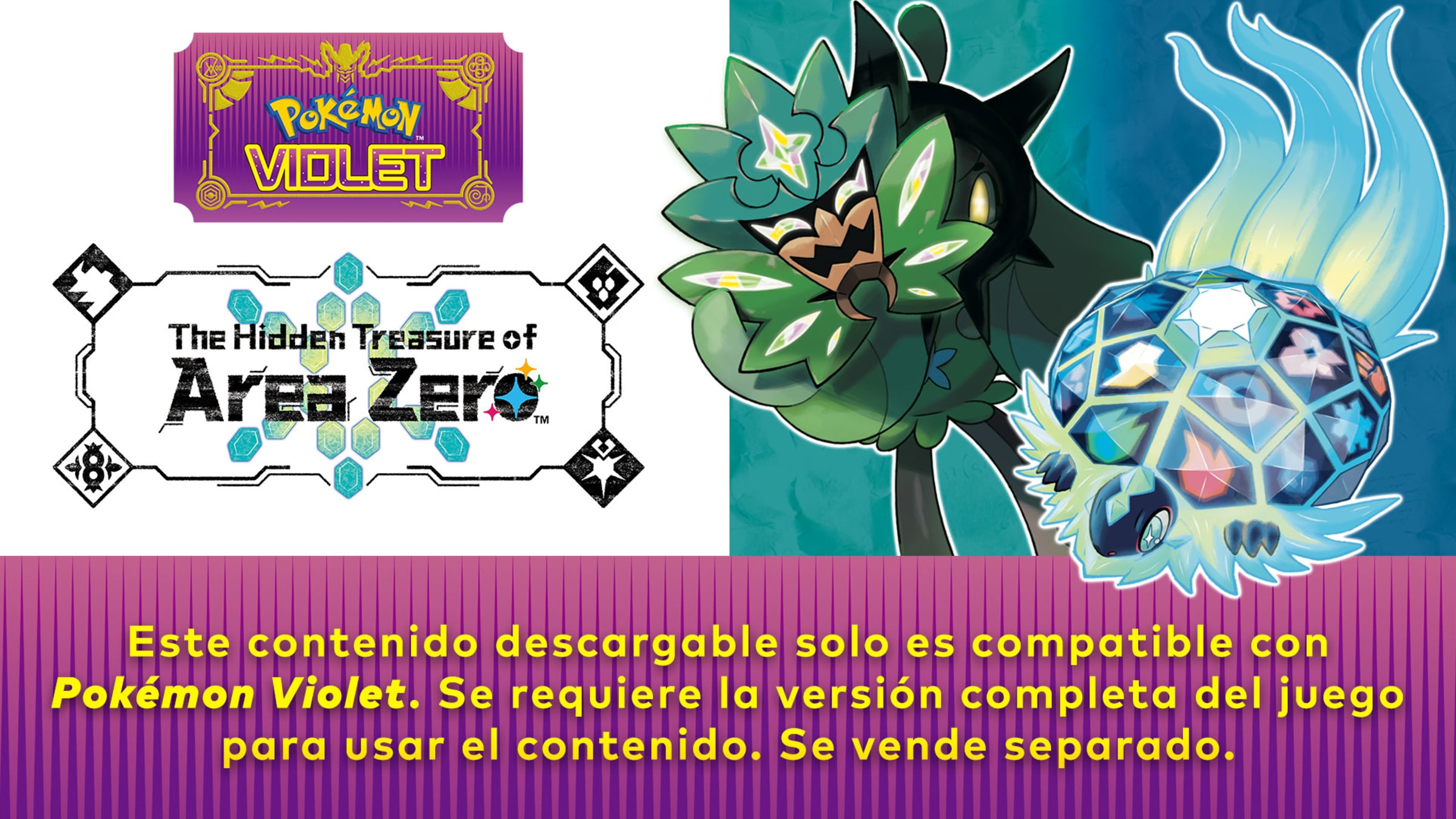 The Hidden Treasure of Area Zero DLC for Pokémon™ Violet para Nintendo ...