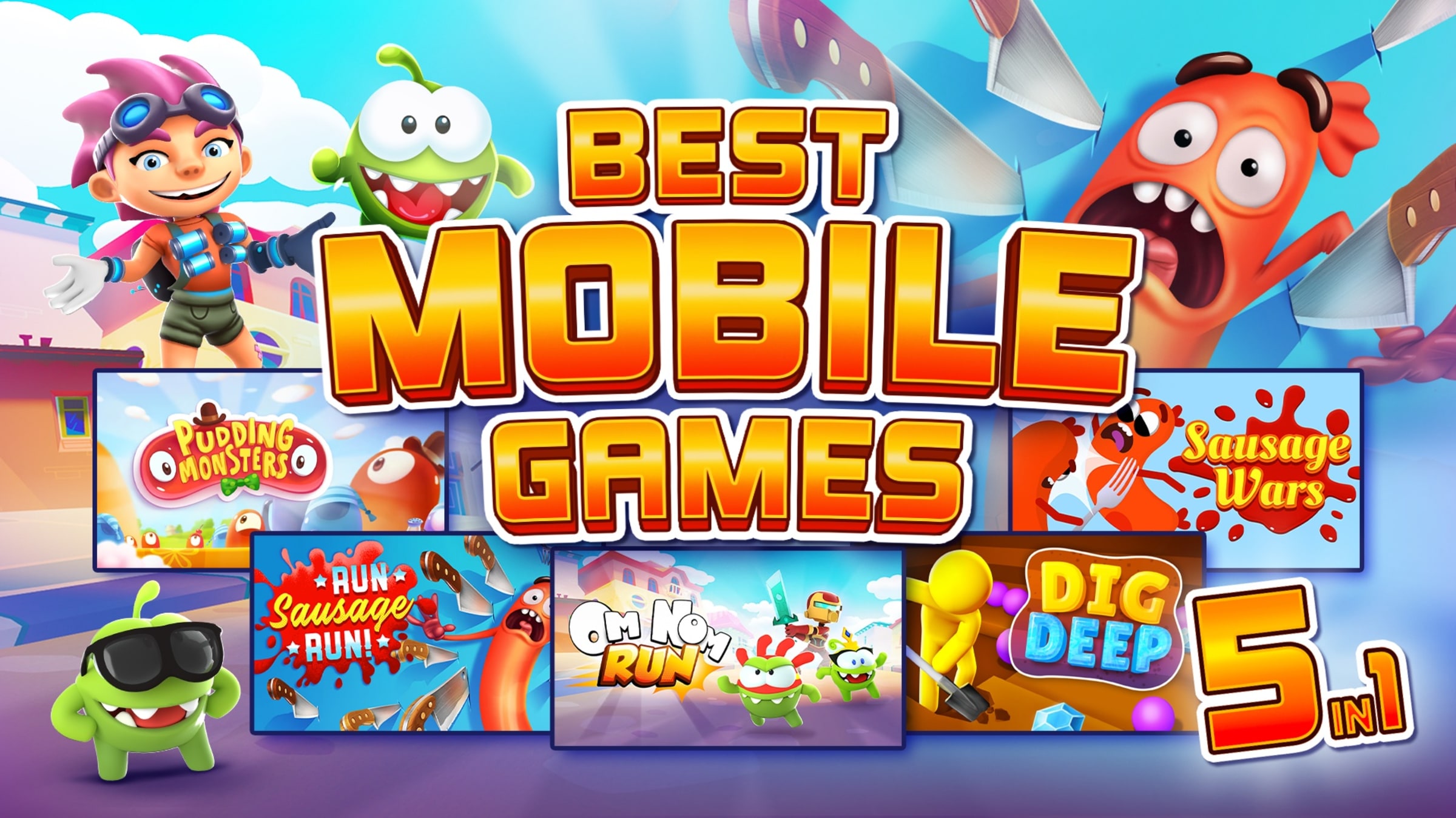 Best Mobile Games 5-in-1 for Nintendo Switch - Nintendo Official Site