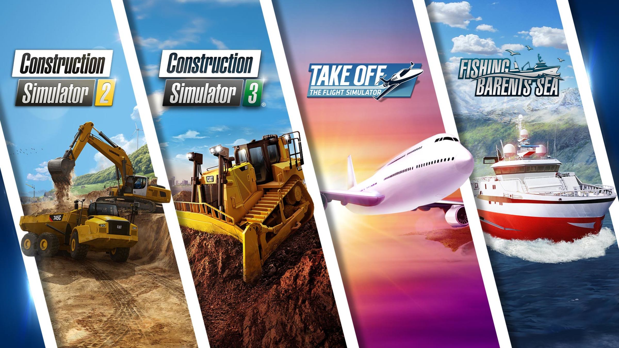 Simulation Gold Bundle: Flight Fishing Construction for Nintendo Switch ...