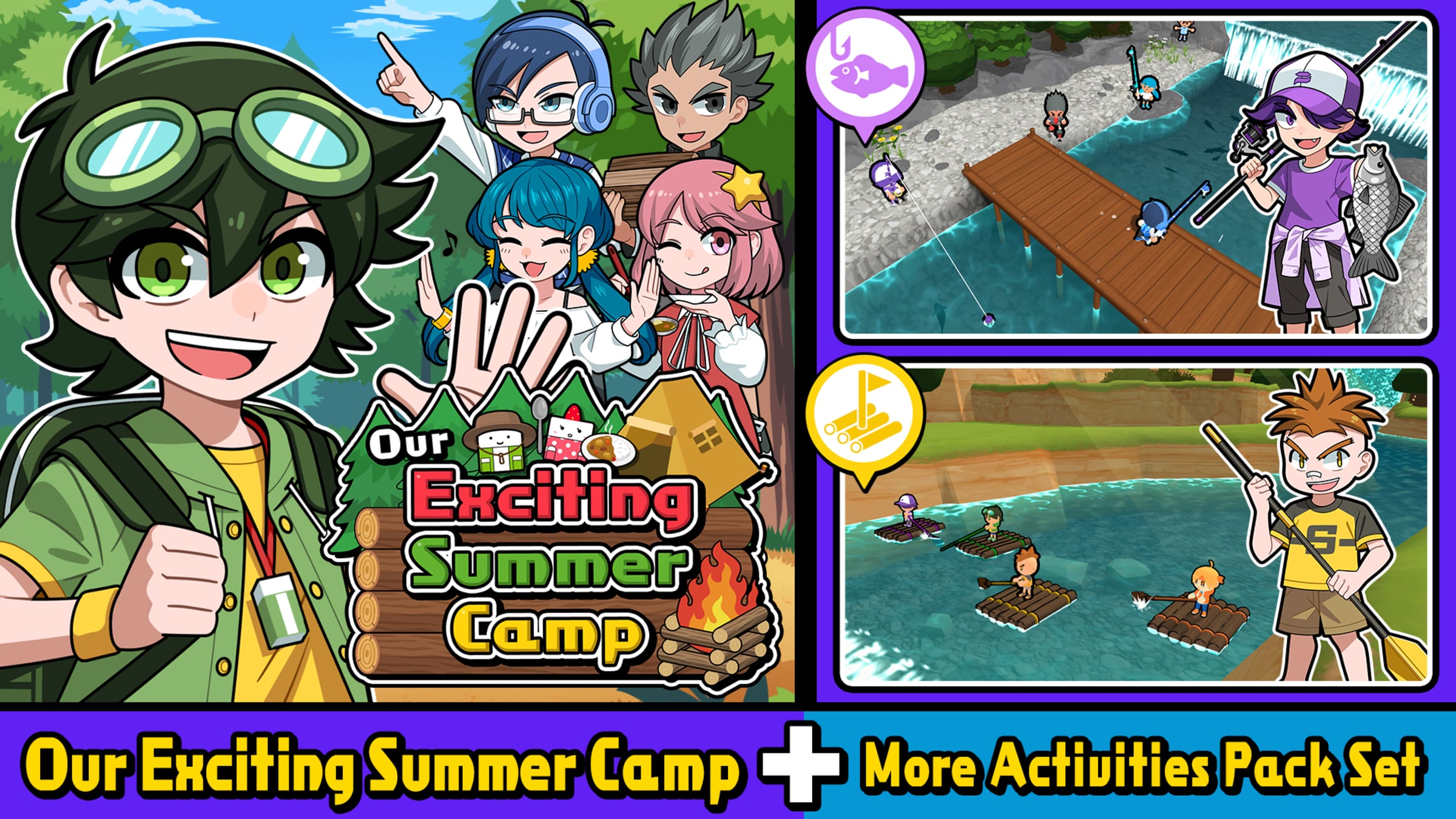 Our Exciting Summer Camp + More Activities Pack Set for Nintendo Switch ...