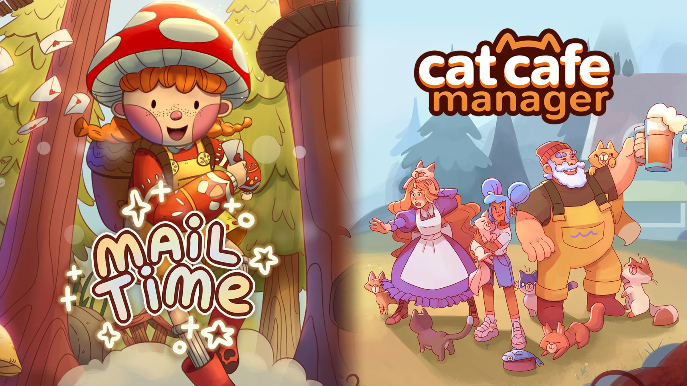 Mail Time + Cat Cafe Manager for Nintendo Switch - Nintendo Official Site