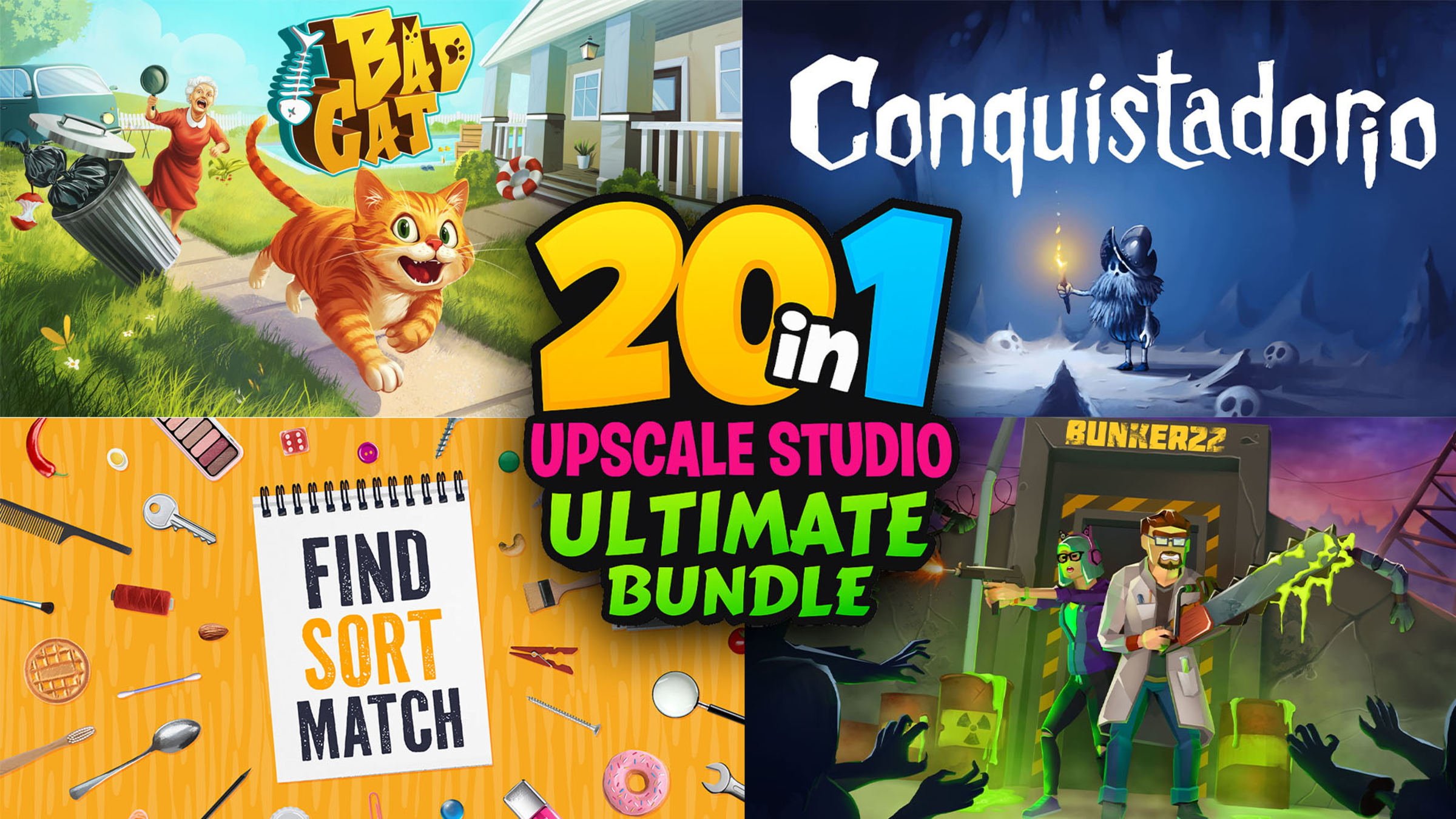 Upscale Studio - Ultimate Bundle: 20 in 1 for Nintendo Switch ...