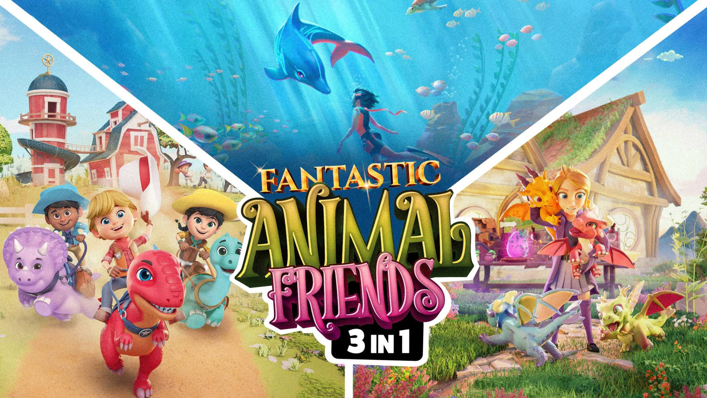Fantastic Animal Friends Bundle - 3 in 1 for Nintendo Switch - Nintendo ...