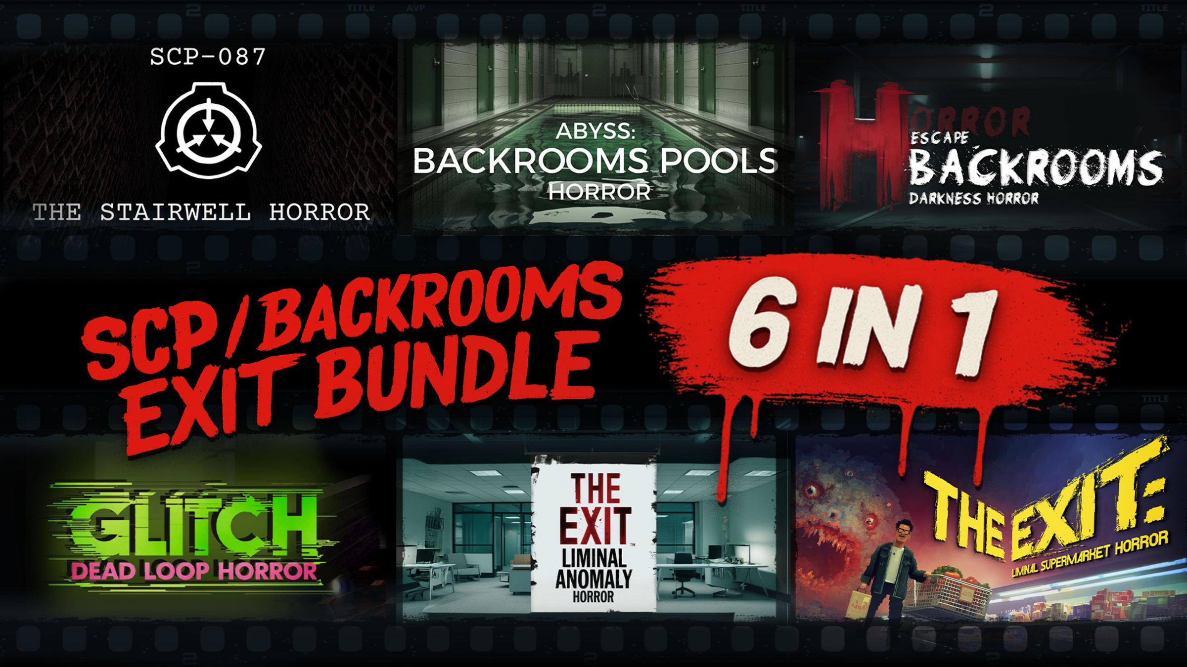 SCP / Backrooms / Exit Bundle 6 in 1 para Nintendo Switch - Sitio ...
