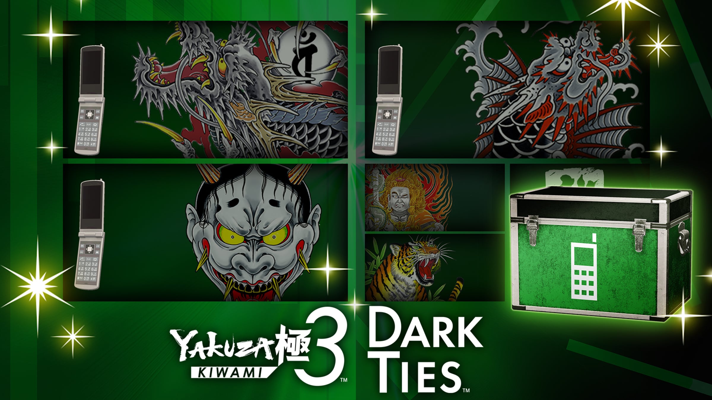 Yakuza Kiwami 3 & Dark Ties - Pacote de Personalização de Celular para ...