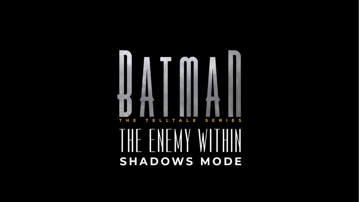 Batman: The Enemy Within Shadows Mode pour Nintendo Switch - Site ...