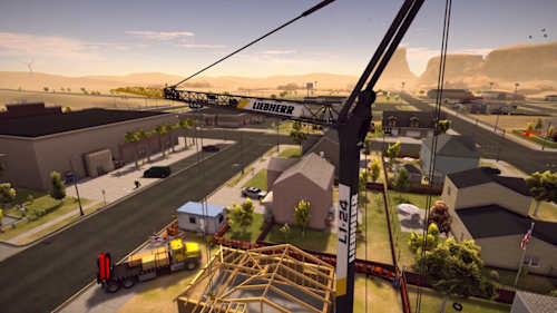 construction simulator crawler crane