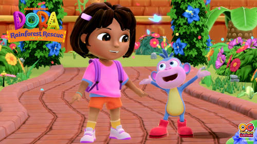 dora the explorer logo leaf