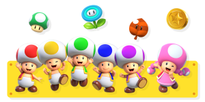 Shop for T-shirts, games, and more featuring Toad.
