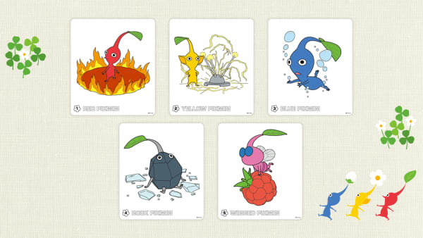 rock pikmin coloring pages