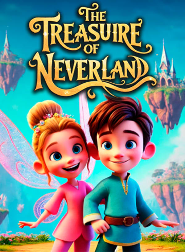 Cartel Del Mapa De Peter Pan Neverland