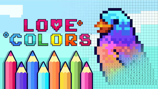 pixel art coloring book switch