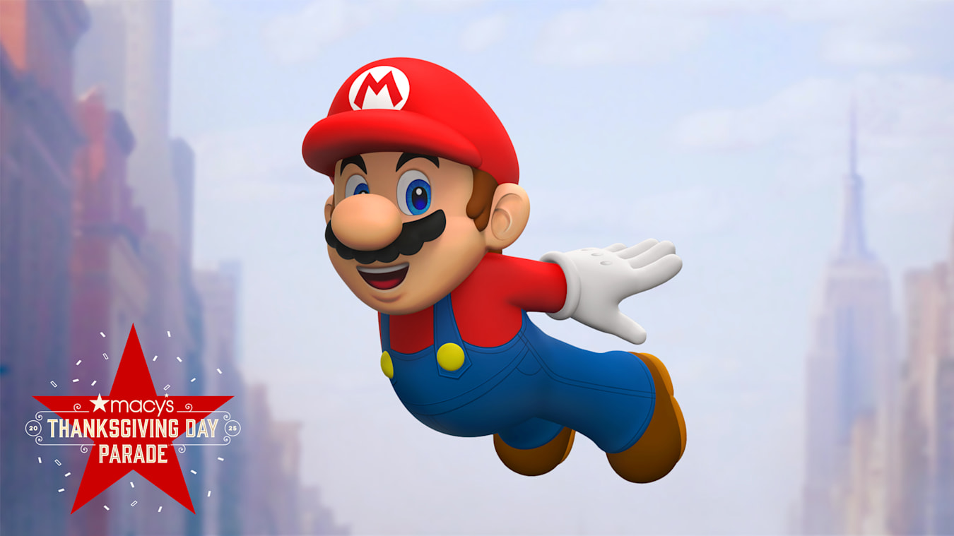 Mario Joins the 99th Macy’s Thanksgiving Day Parade for the 40th ...