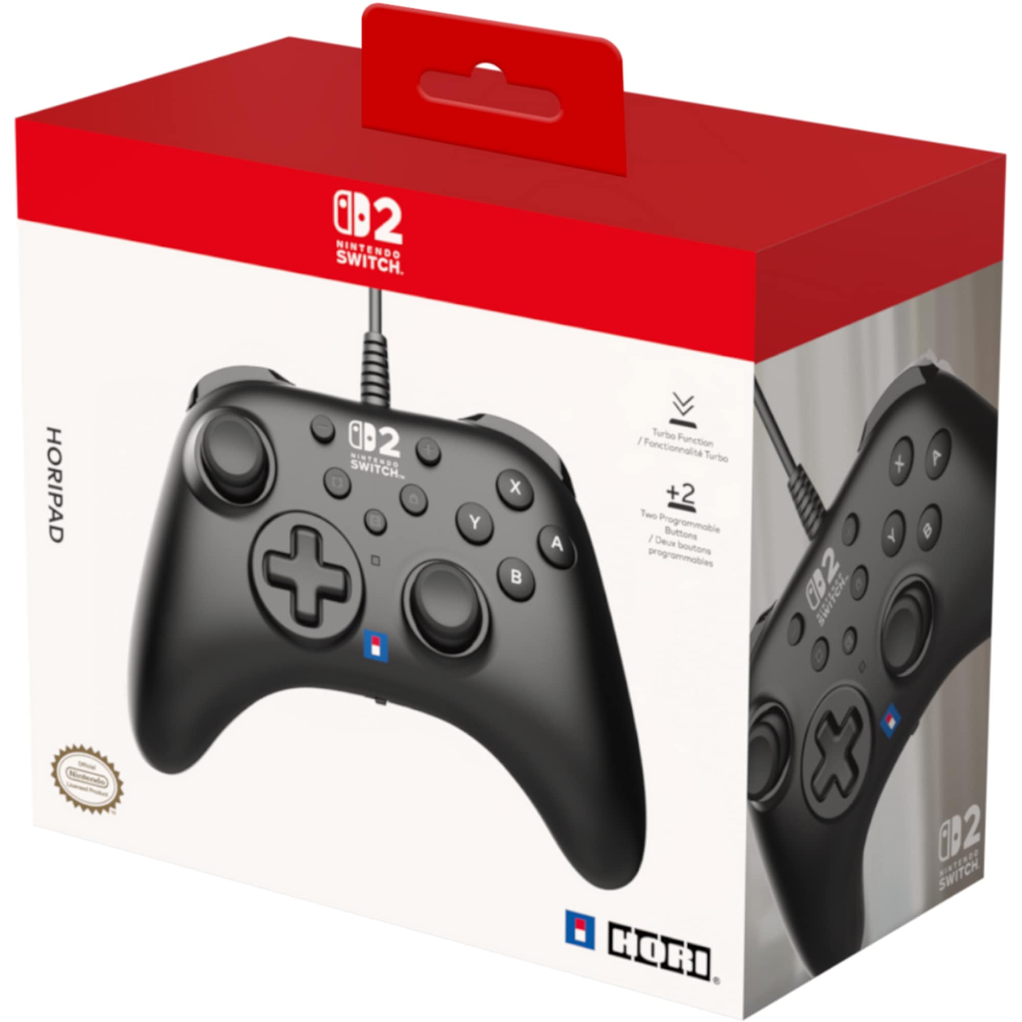 HORIPAD Turbo for Nintendo Switch™ 2 - Black - Nintendo Official Site
