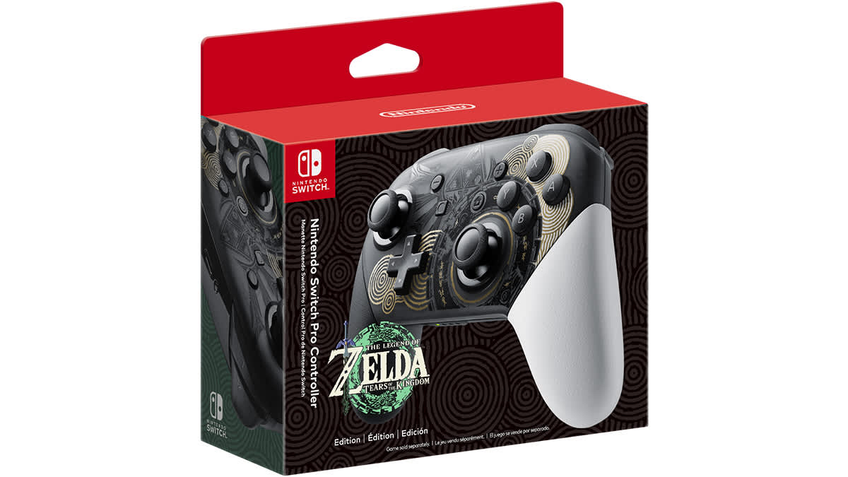 Pro Controller - Legend of Zelda™: Tears of the Kingdom Special Edition ...
