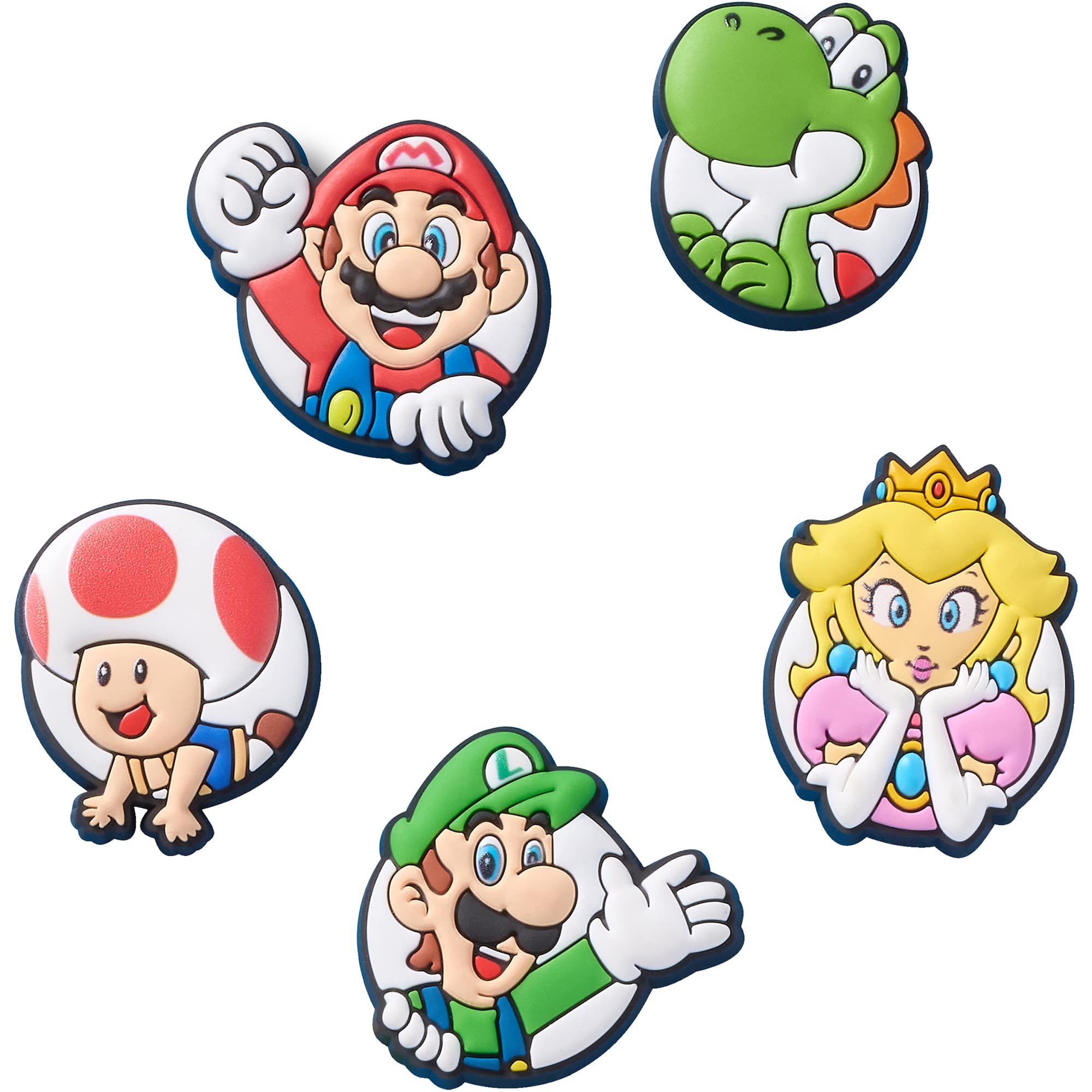 Super Mario™ Core 5-Pack Jibbitz™ Charms - Nintendo Official Site