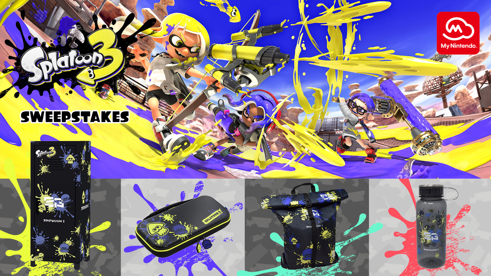 Enter the My Nintendo Splatoon 3 sweepstakes! - News - Nintendo ...