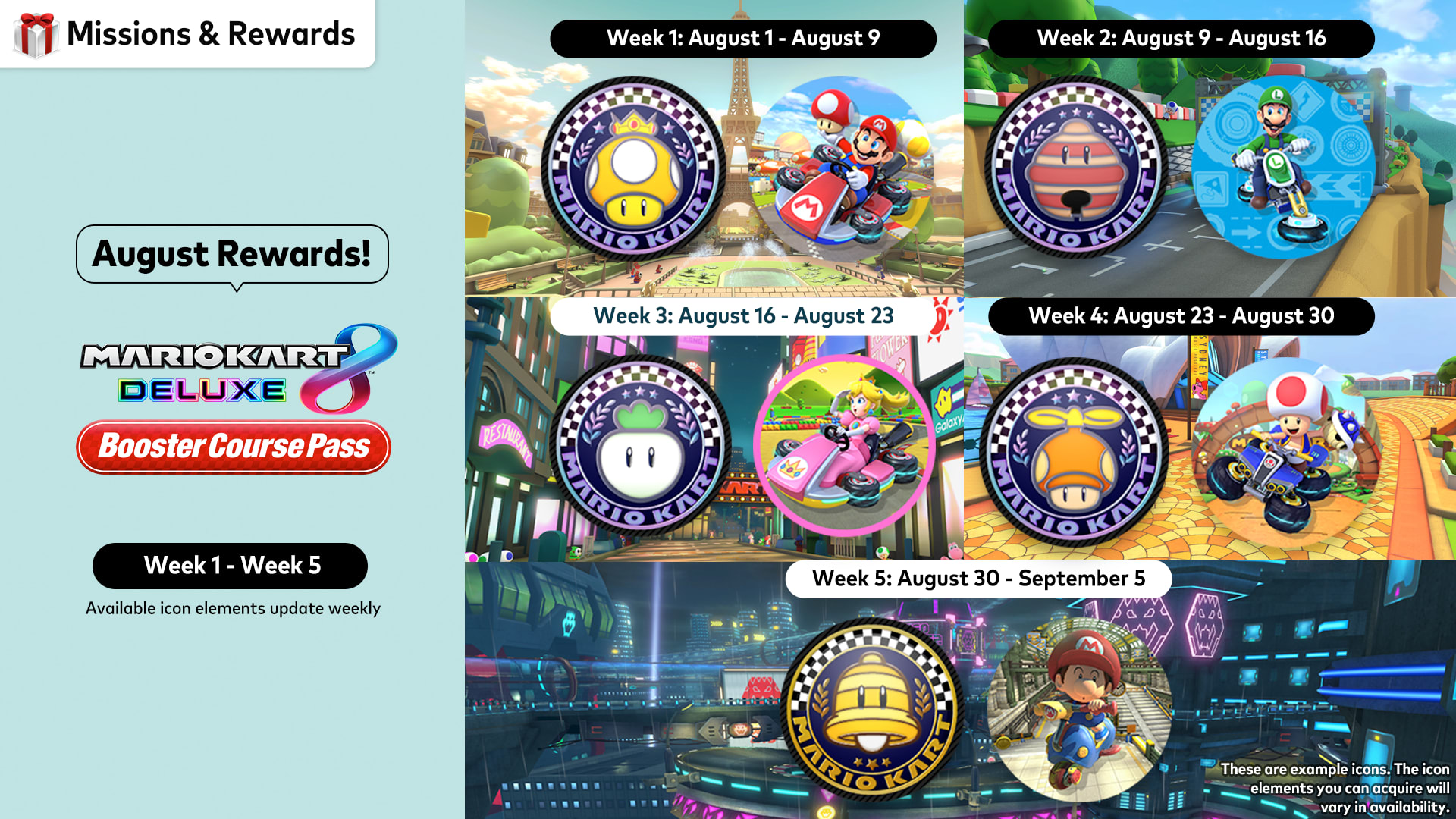 Missions and Rewards: What's new in August! - News - Nintendo Official ...