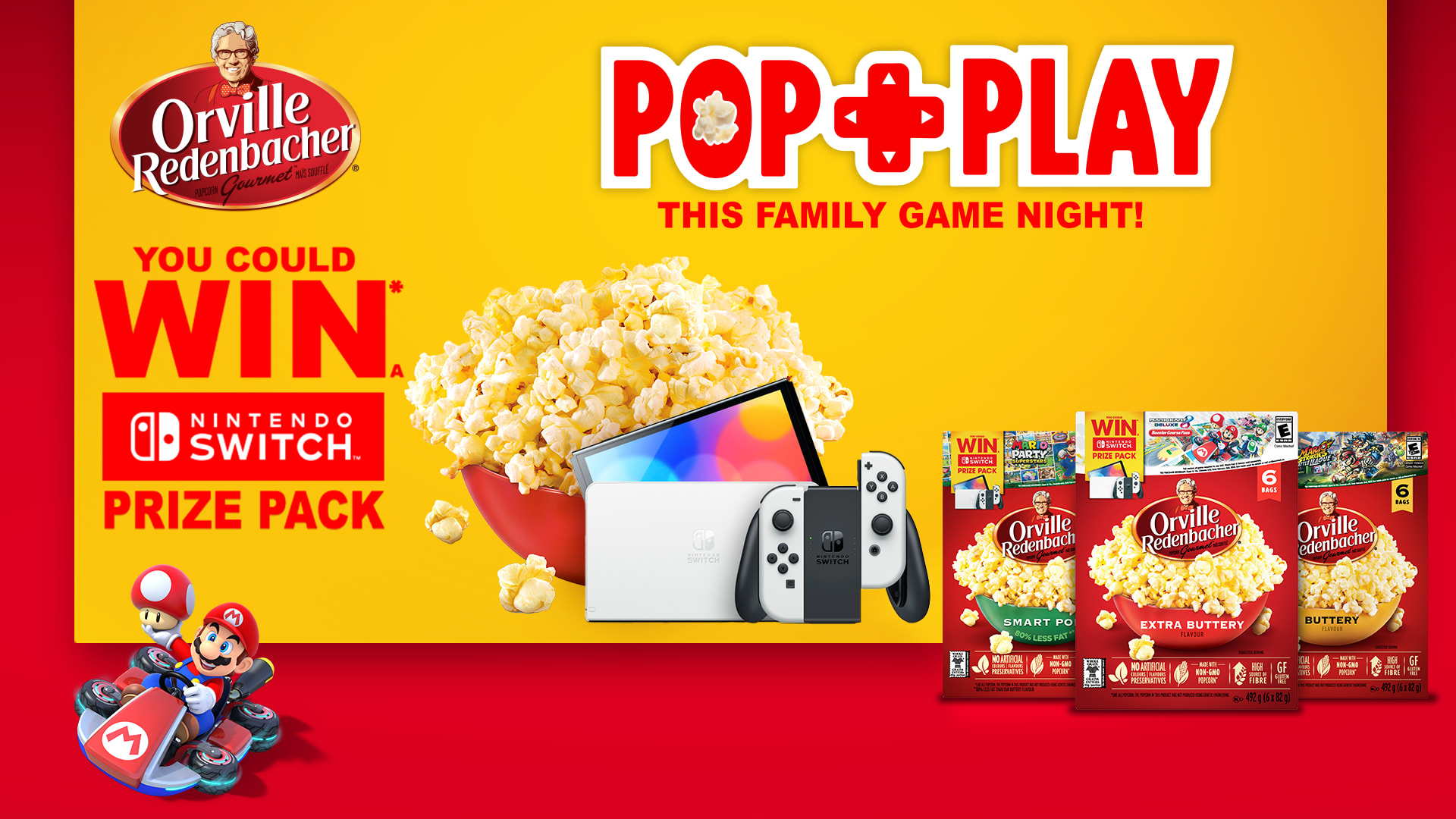 POP + PLAY: Orville Redenbacher® and Nintendo Switch™ Help You Level Up ...