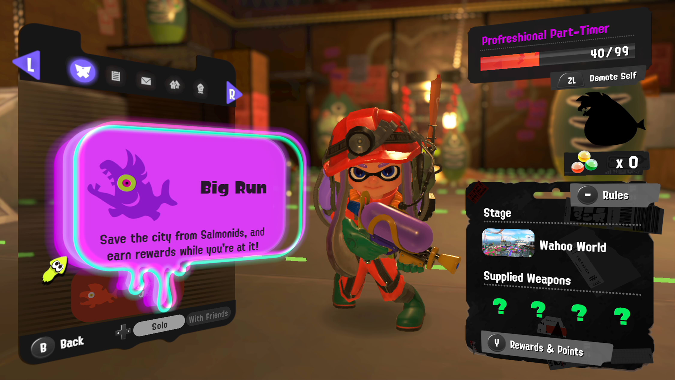 The First Big Run Event Has Arrived In Splatoon 3 And Grizzco Needs