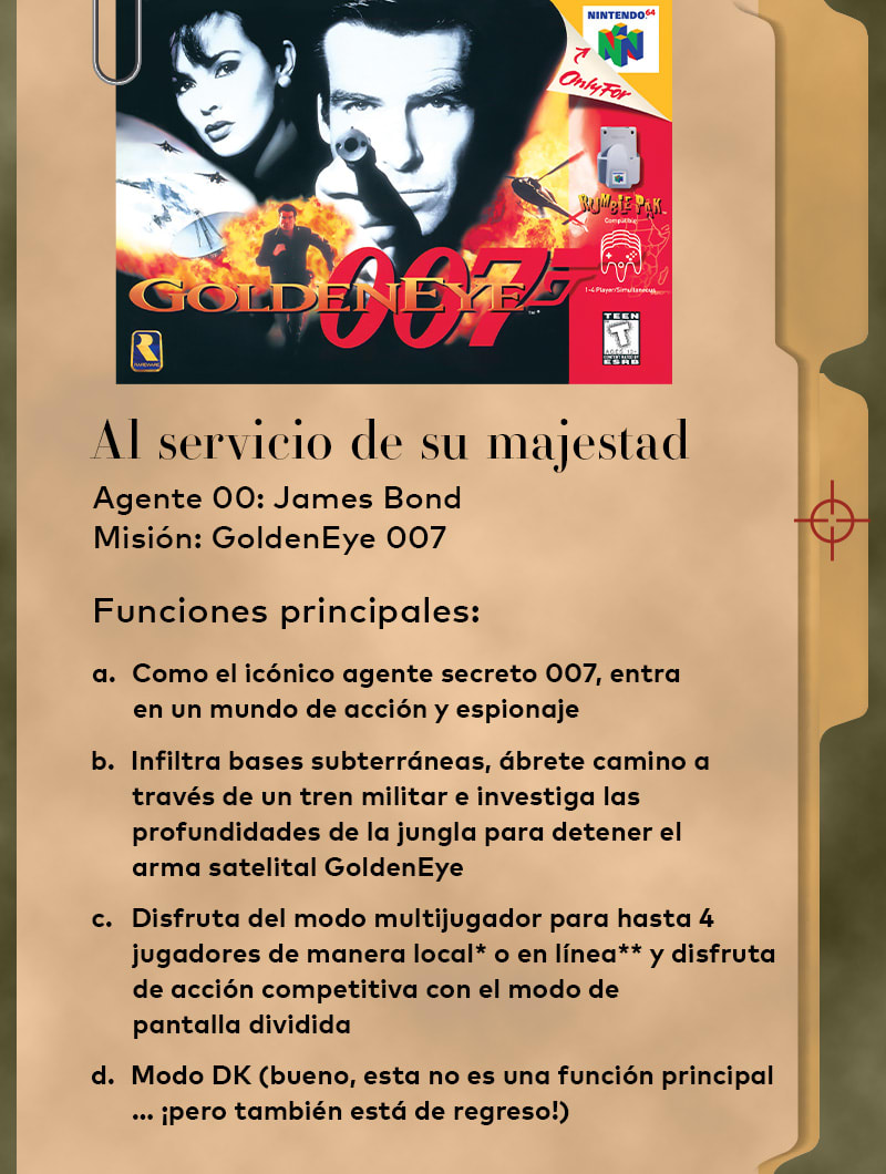 GoldenEye 007 ha regresado para los suscriptores de Nintendo Switch ...