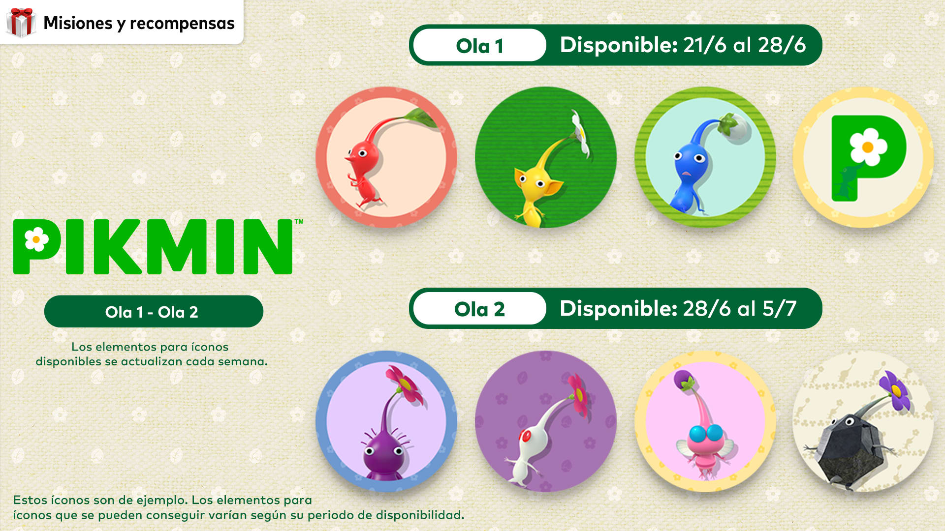 ¡Los elementos icónicos inspirados en el juegos Pikmin están aquí por ...