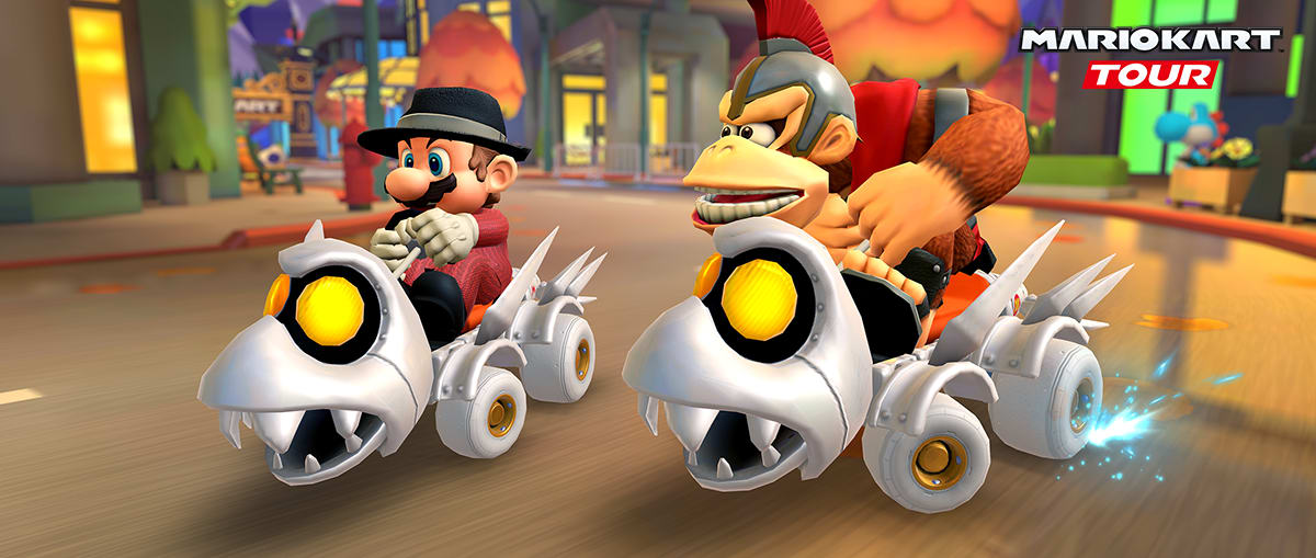 The Night Tour begins in the Mario Kart Tour game