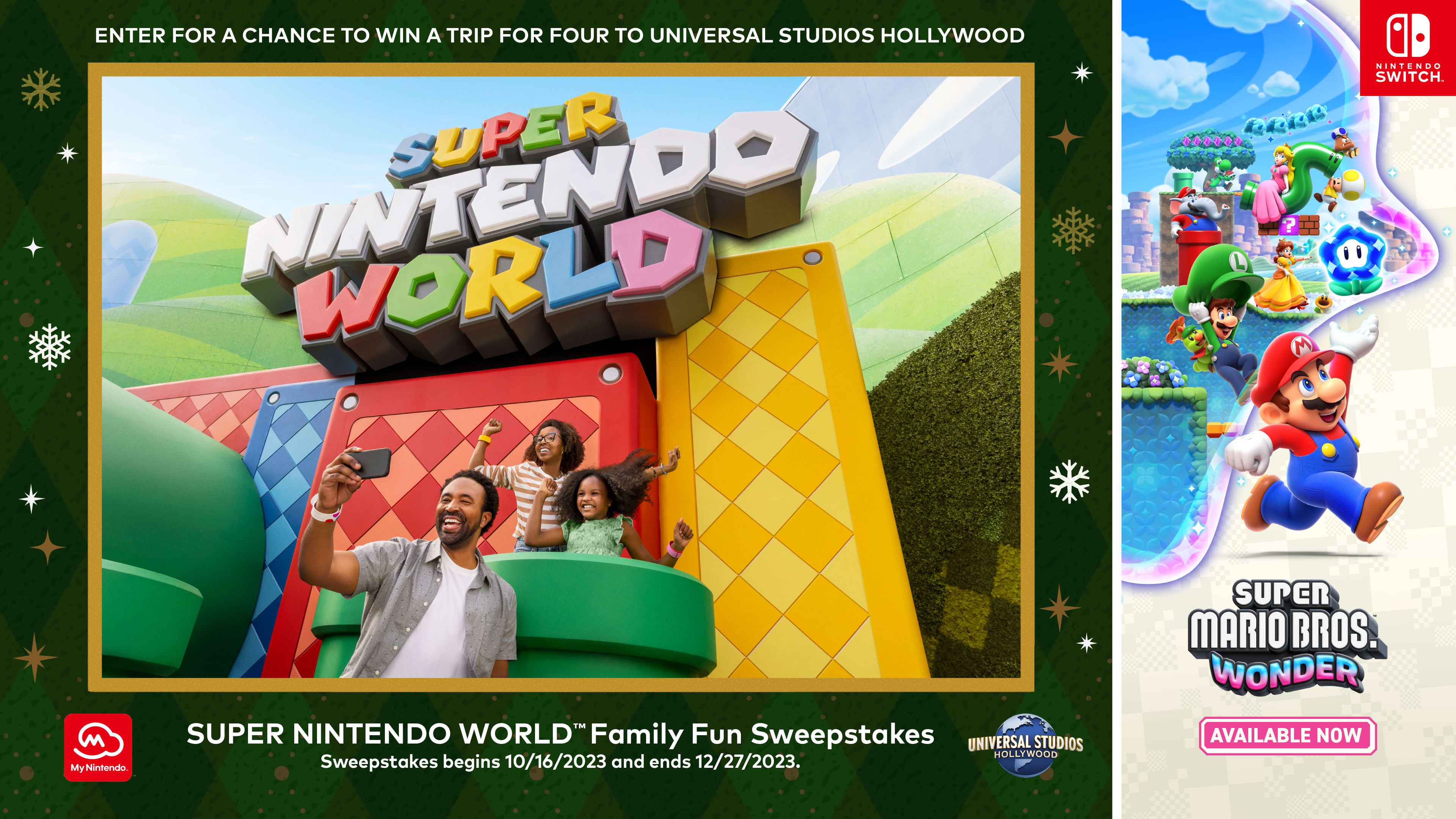 My Nintendo wants to send you and your family to Universal Studios ...