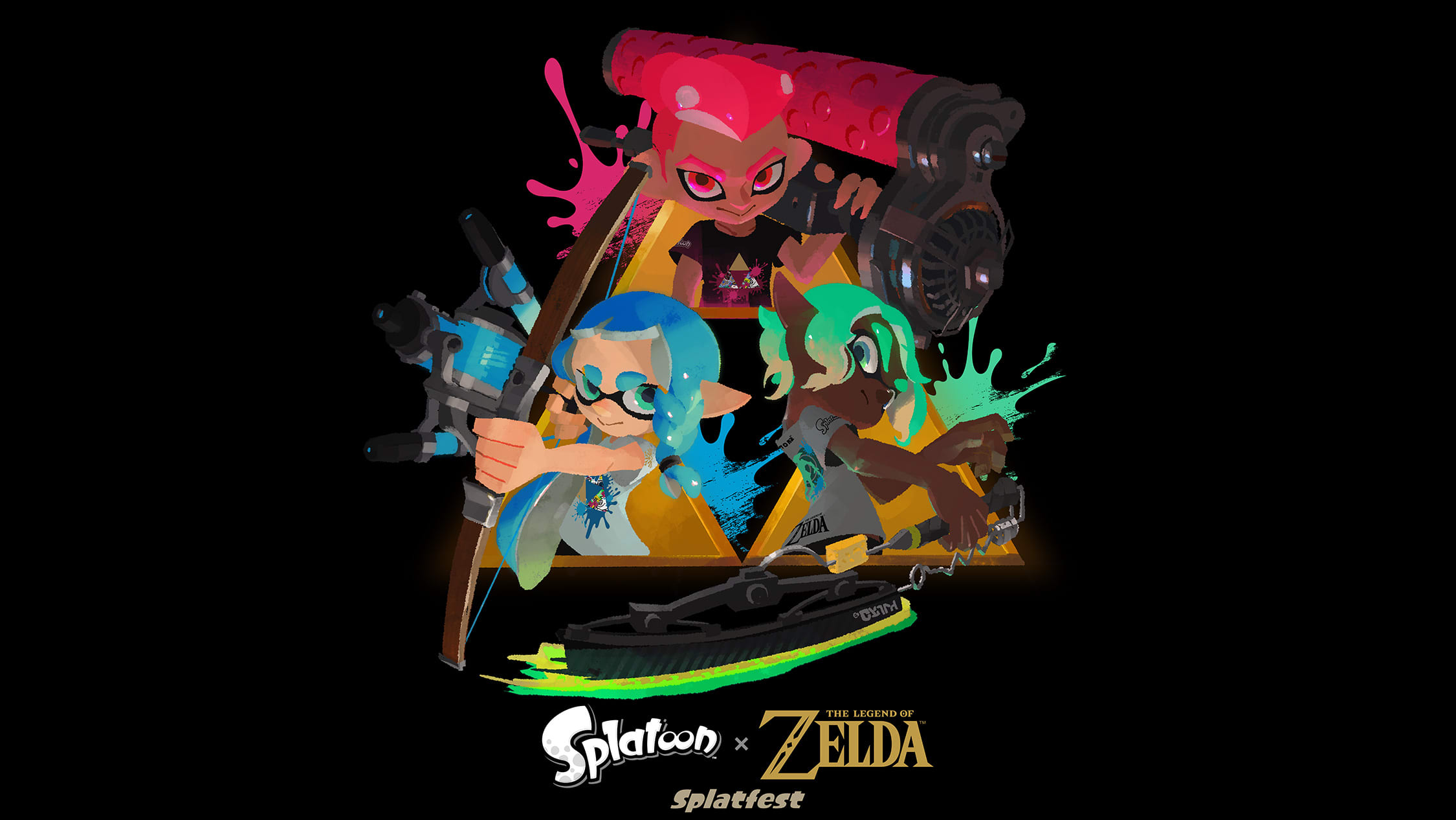 The Splatoon x The Legend of Zelda Splatfest event starts May 5