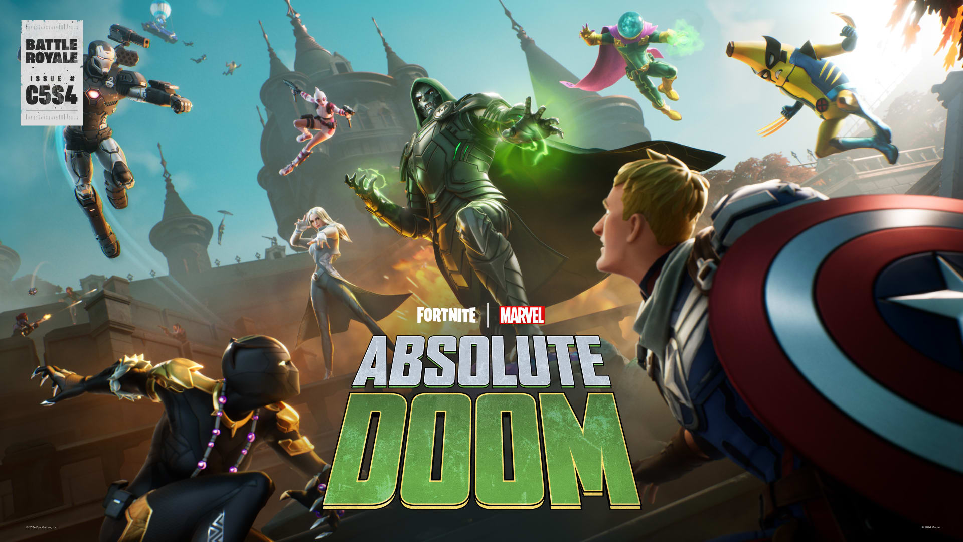 Be a Marvel Hero in Fortnite BR Chapter 5 Season 4: Absolute Doom