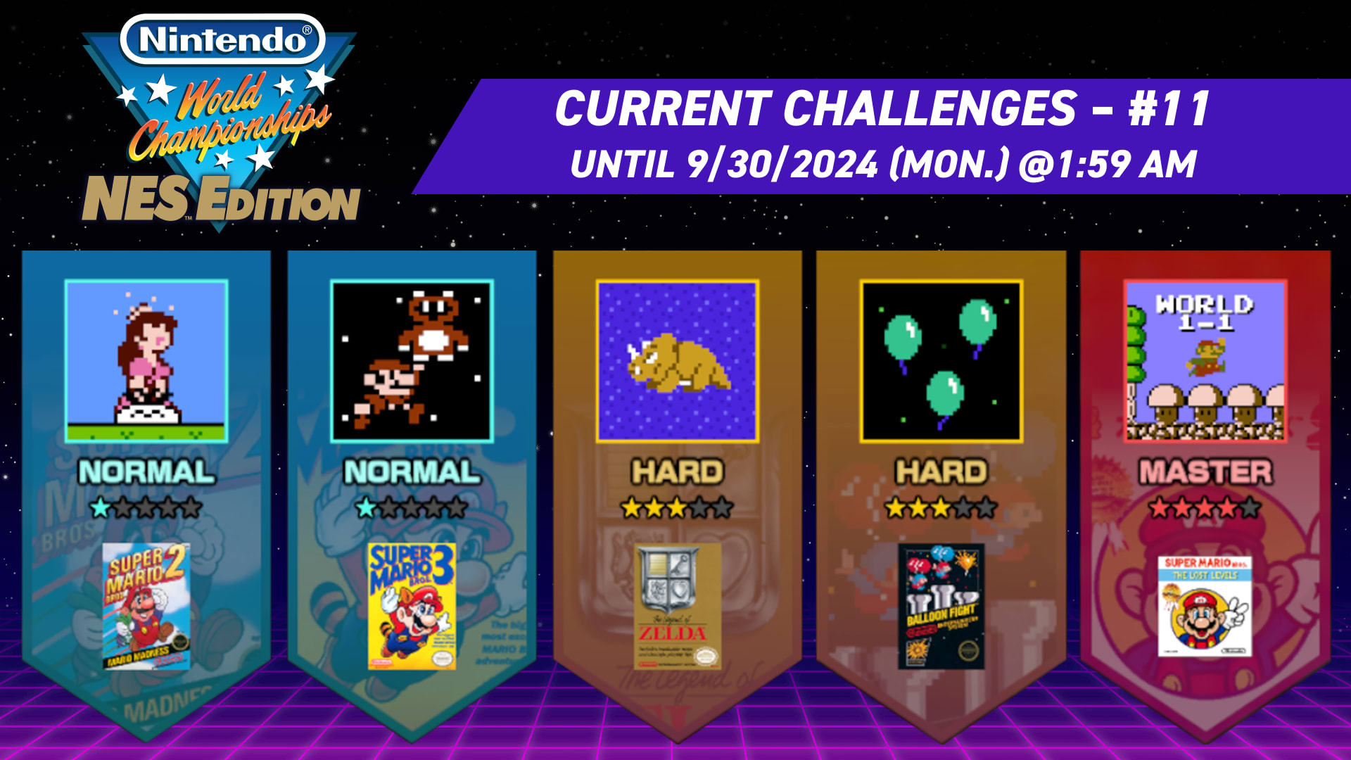 Competition begins in Nintendo World Championships™: NES Edition