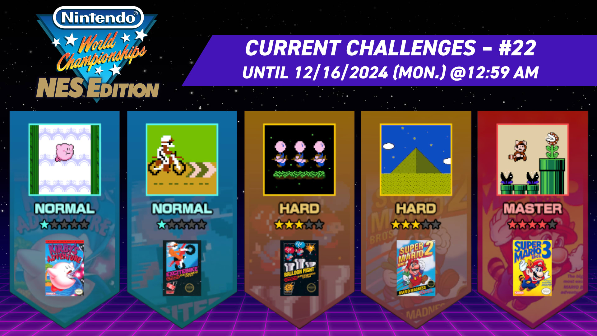 Competition begins in Nintendo World Championships™: NES Edition