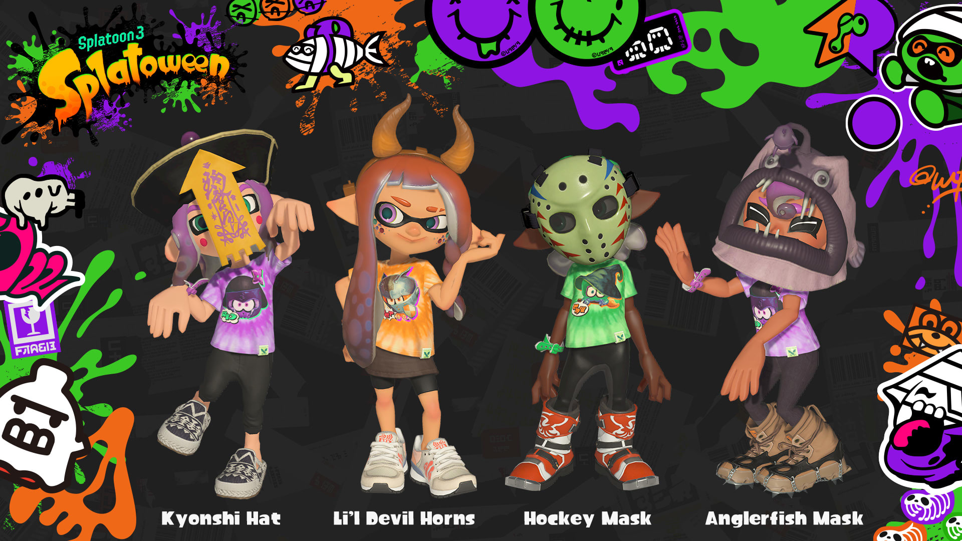 Splatoon 3: Get free seasonal in-game gear for Splatoween 2024