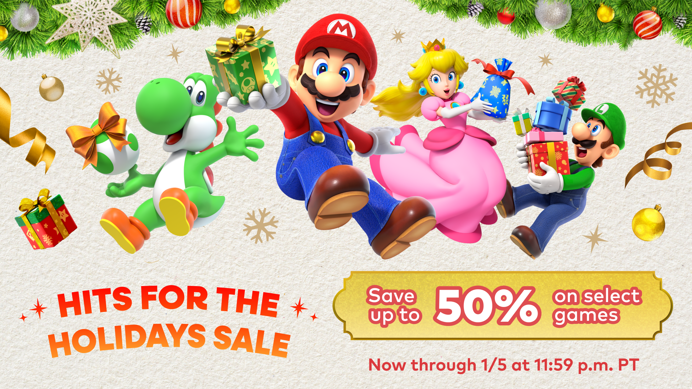 Hits for the Holidays Sale Save up to 50 on select games News Nintendo Official Site