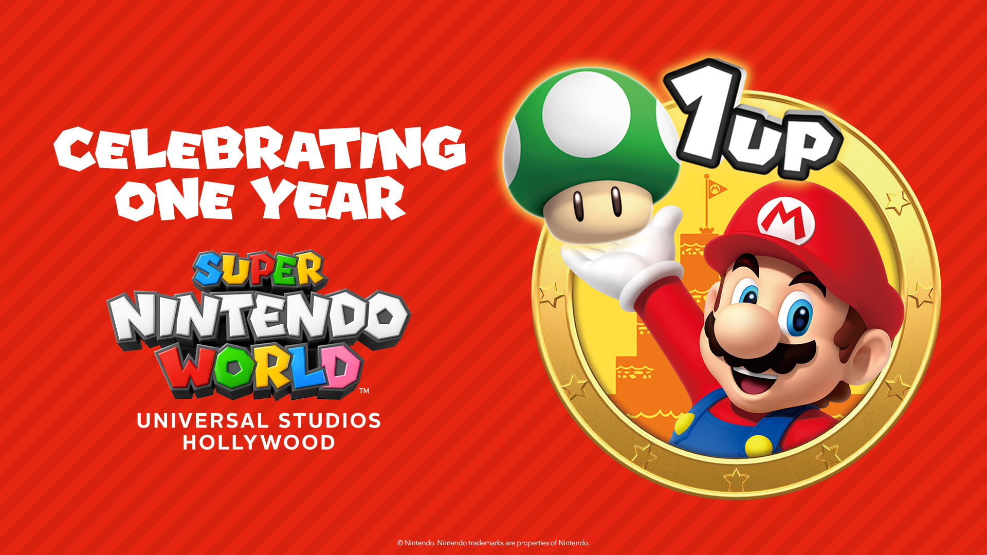My Nintendo™ SUPER NINTENDO WORLD™ One-year Anniversary Celebration ...