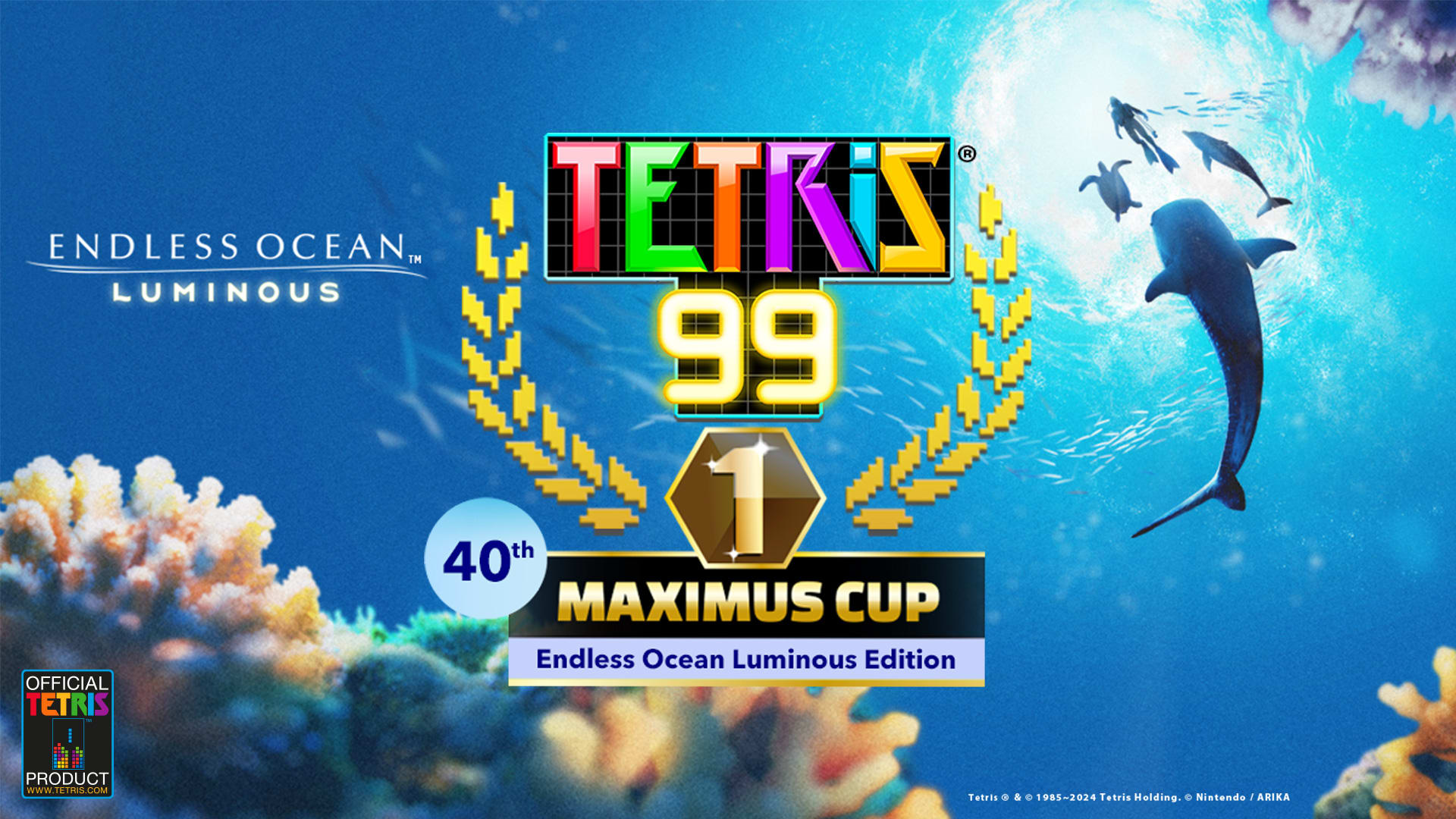 Play the Tetris 99 40th MAXIMUS CUP to earn an in-game theme