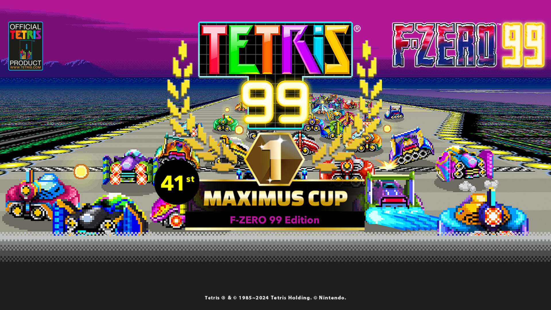 Play the Tetris 99 41st MAXIMUS CUP event