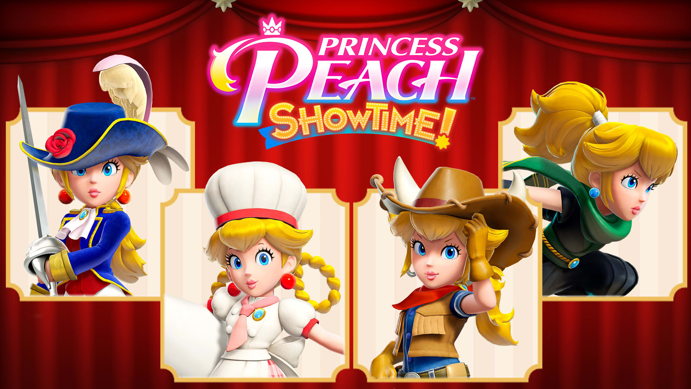 Preview some of Princess Peach’s transformations before the curtain ...