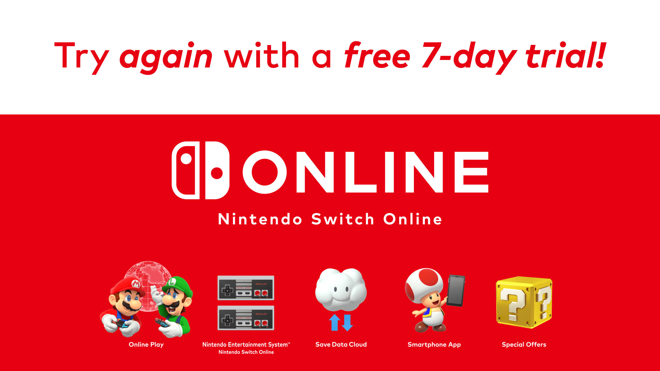 Nintendo switch online free year store