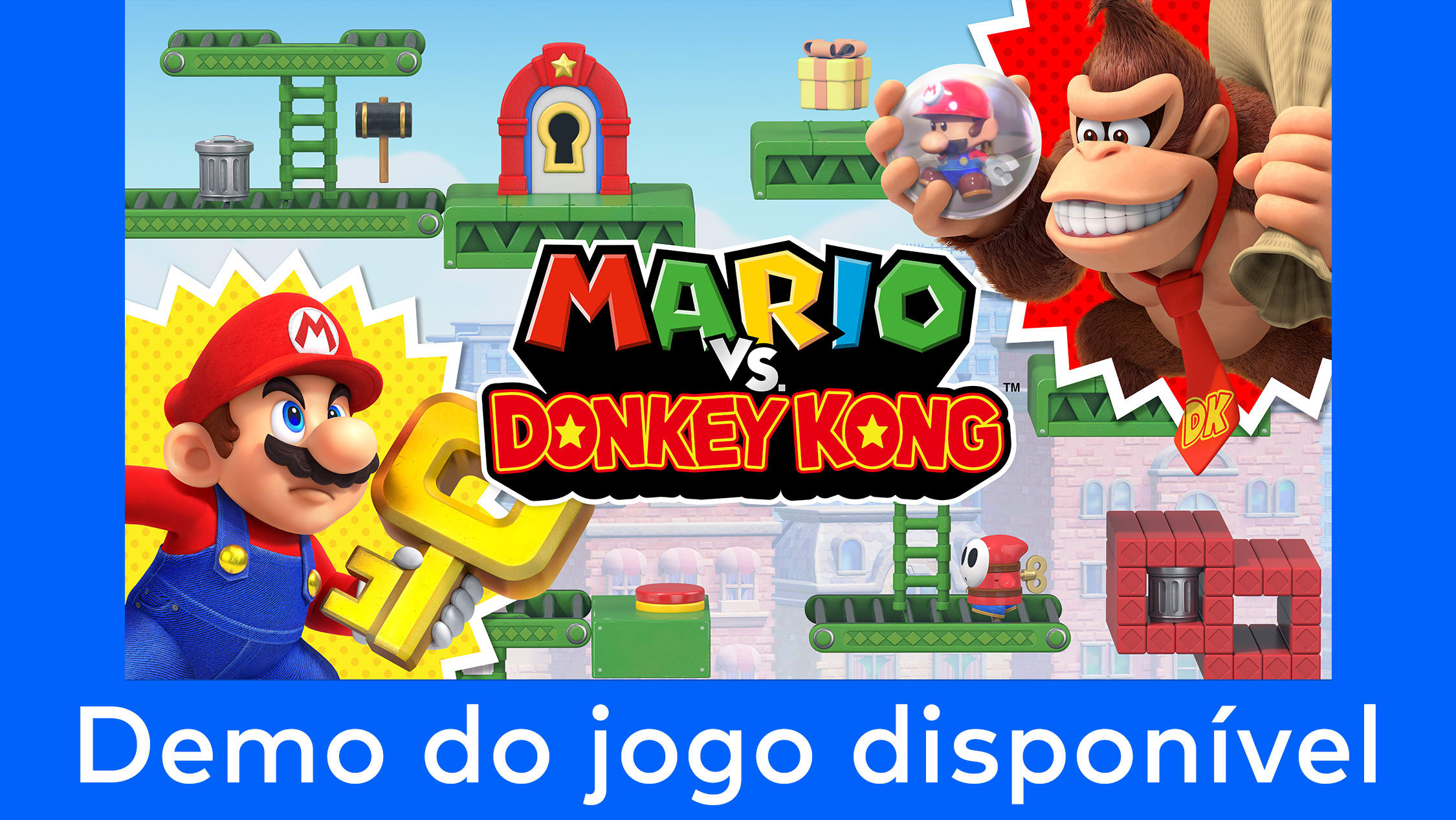 Experimente a versão demo gratuita de Mario vs. Donkey Kong e salve os ...