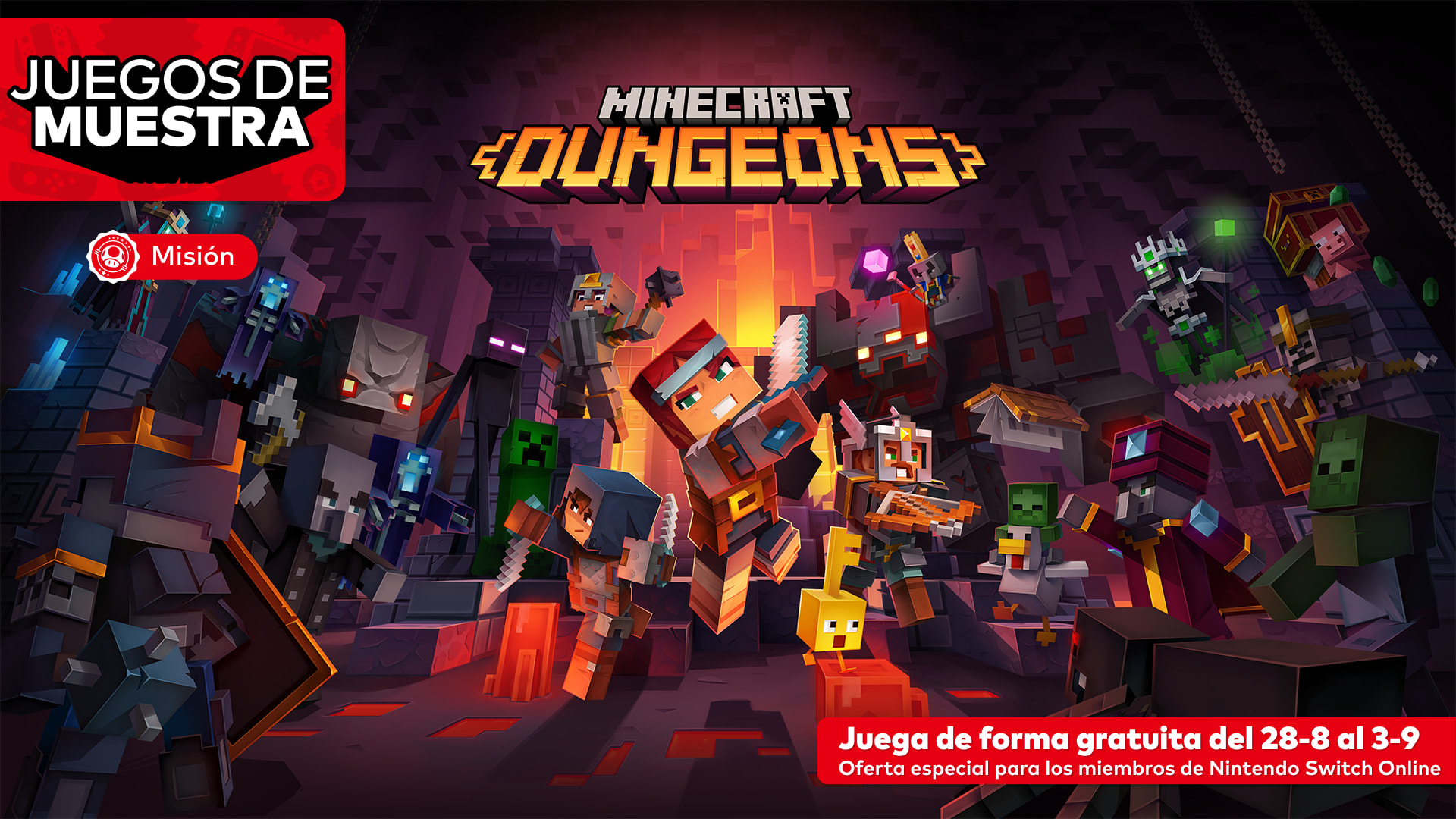 Pon a prueba el nuevo juego de muestra, Minecraft Dungeons - Novedades ...