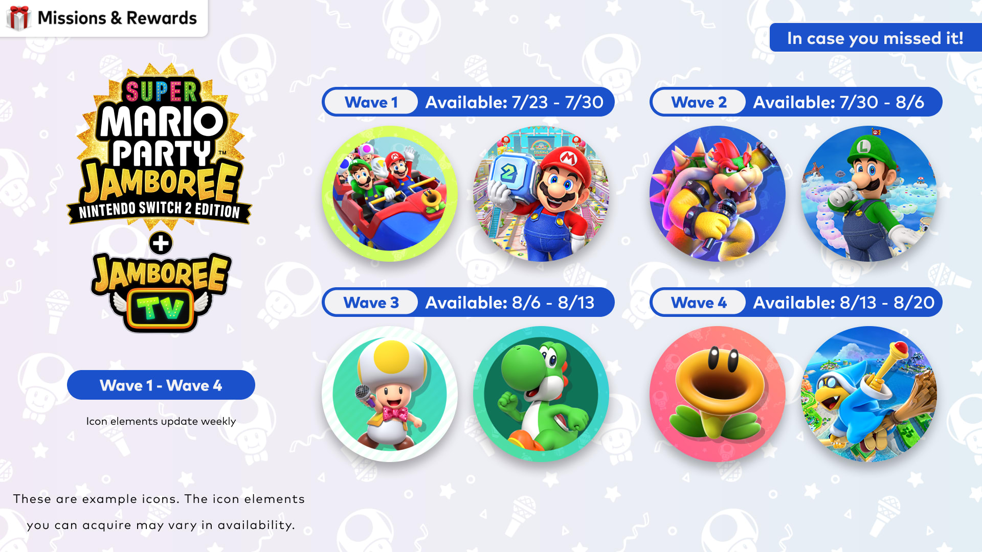 Redeem your Super Mario Party Jamboree game inspired user icon - News ...