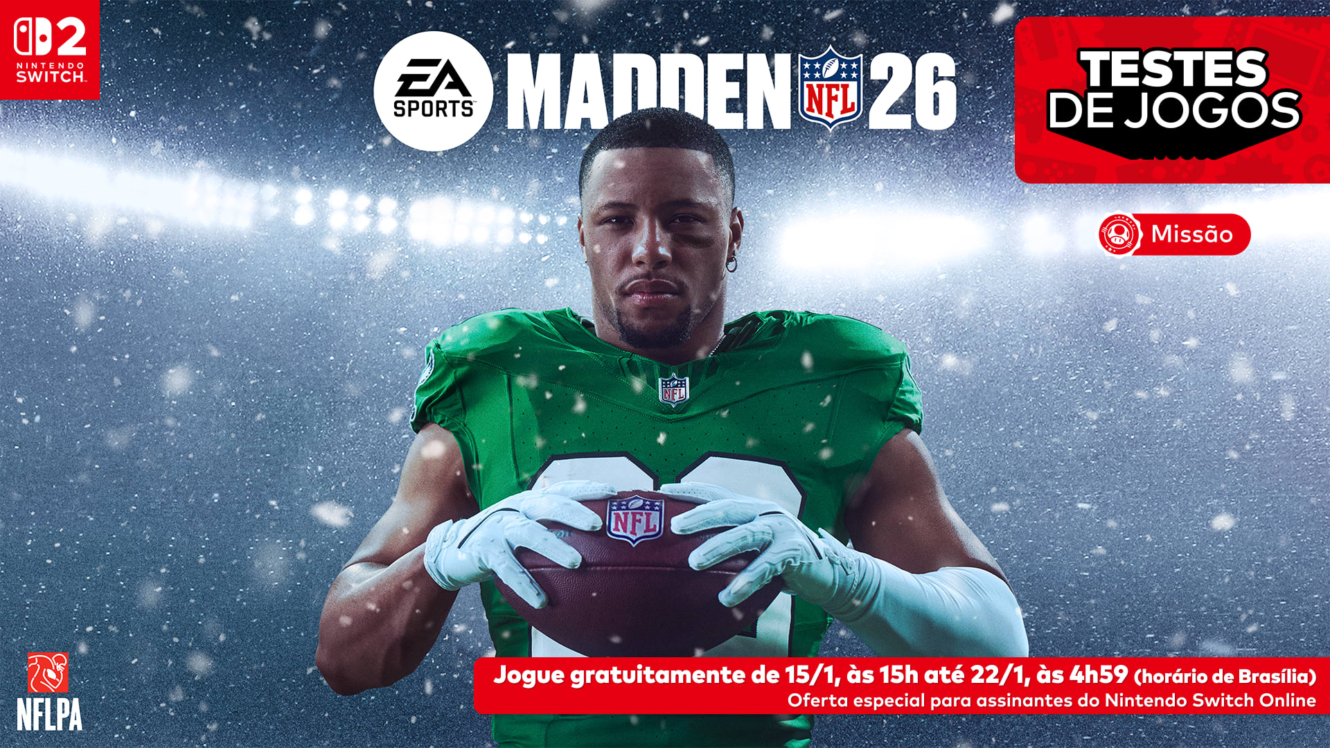 Experimente o teste de jogo mais recente, EA SPORTS Madden NFL 26 ...