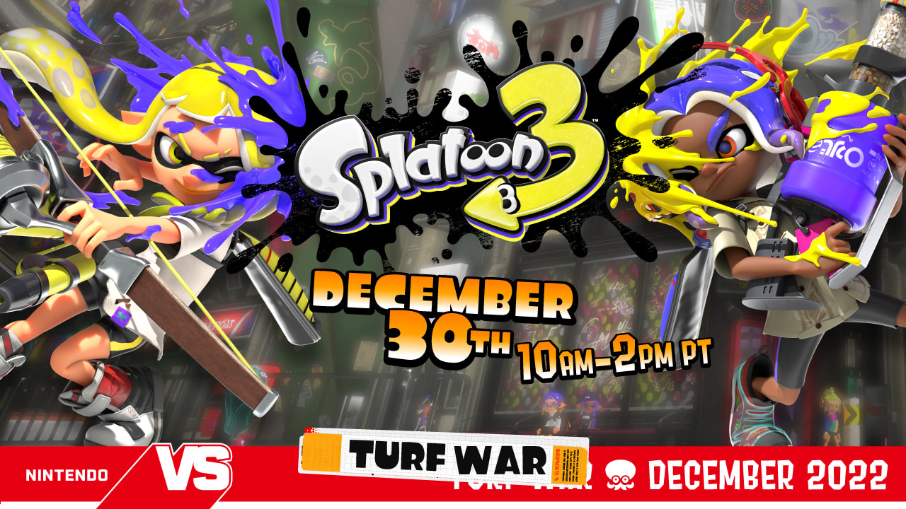 Splatoon 3 Turf War December 2022 - News - Nintendo Official Site